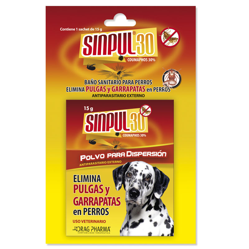 SINPUL SACHET POLVO 30% 15 GR | SANTIAGO PET STORE