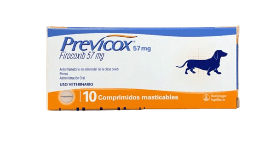 PREVICOX 57 MG - 10 COMPRIMIDOS | SANTIAGO PET STORE
