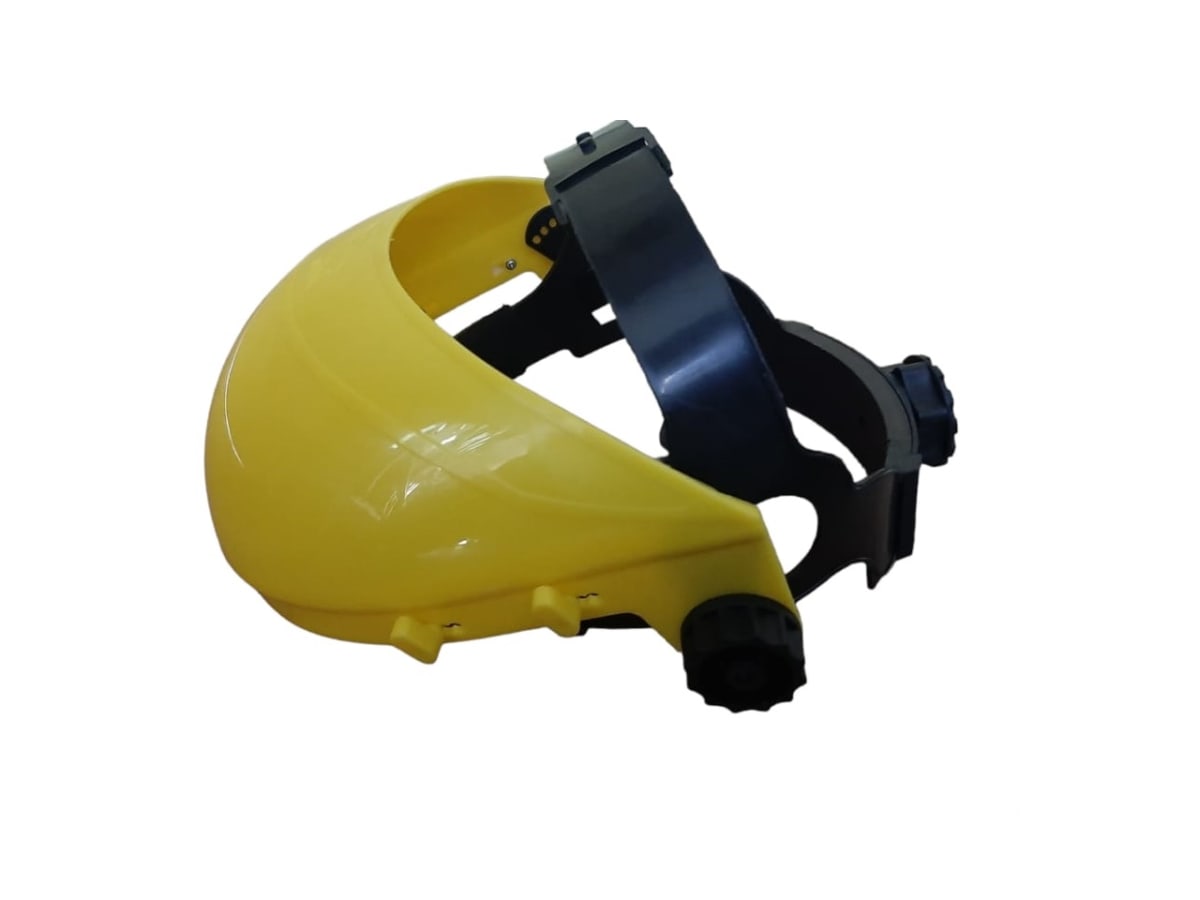 CASQUETE PROTECCION FACIAL AMARILLO BLACKBULL | FERRETERIA LUCAS