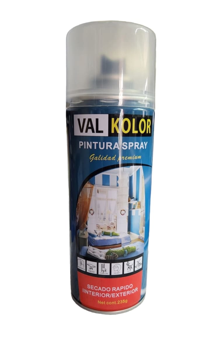 SPRAY SINTETICO VALKOLOR LACA TRANSPARENTE | FERRETERIA LUCAS