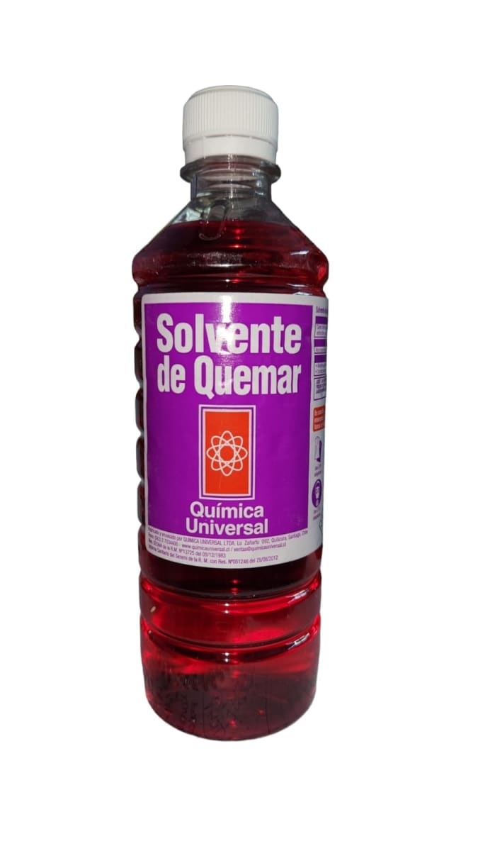 SOLVENTE DE QUEMAR QUIMICA UNIVERSAL 1/2 LITRO | FERRETERIA LUCAS