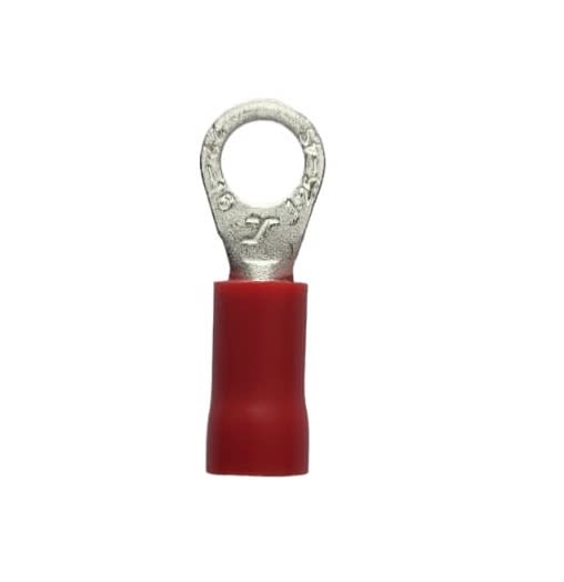 TERMINAL OJAL ELECTRICO 4MM ROJO 16-22AWG | FERRETERIA LUCAS