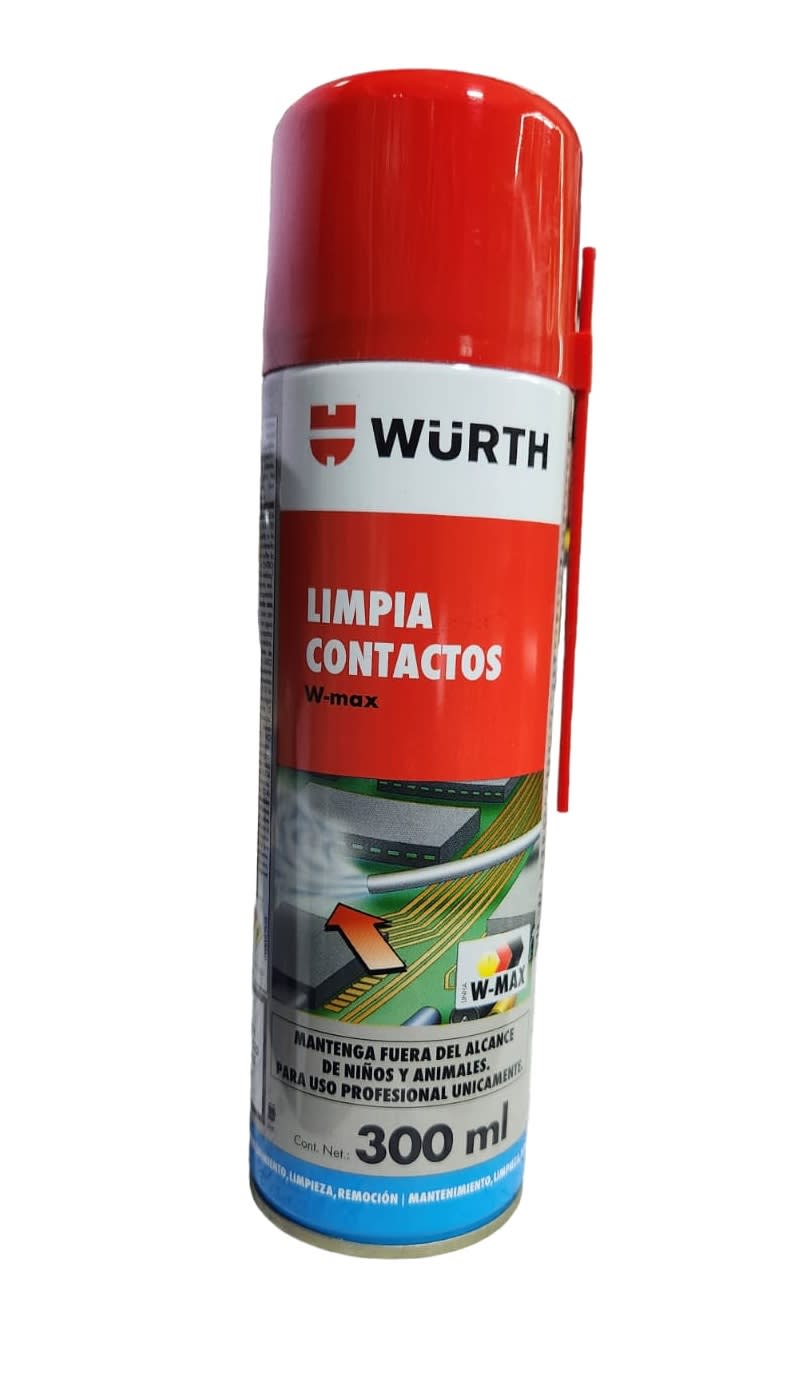 LIMPIA CONTACTO ELECTRICO WURTH 300ML W-MAX | FERRETERIA LUCAS