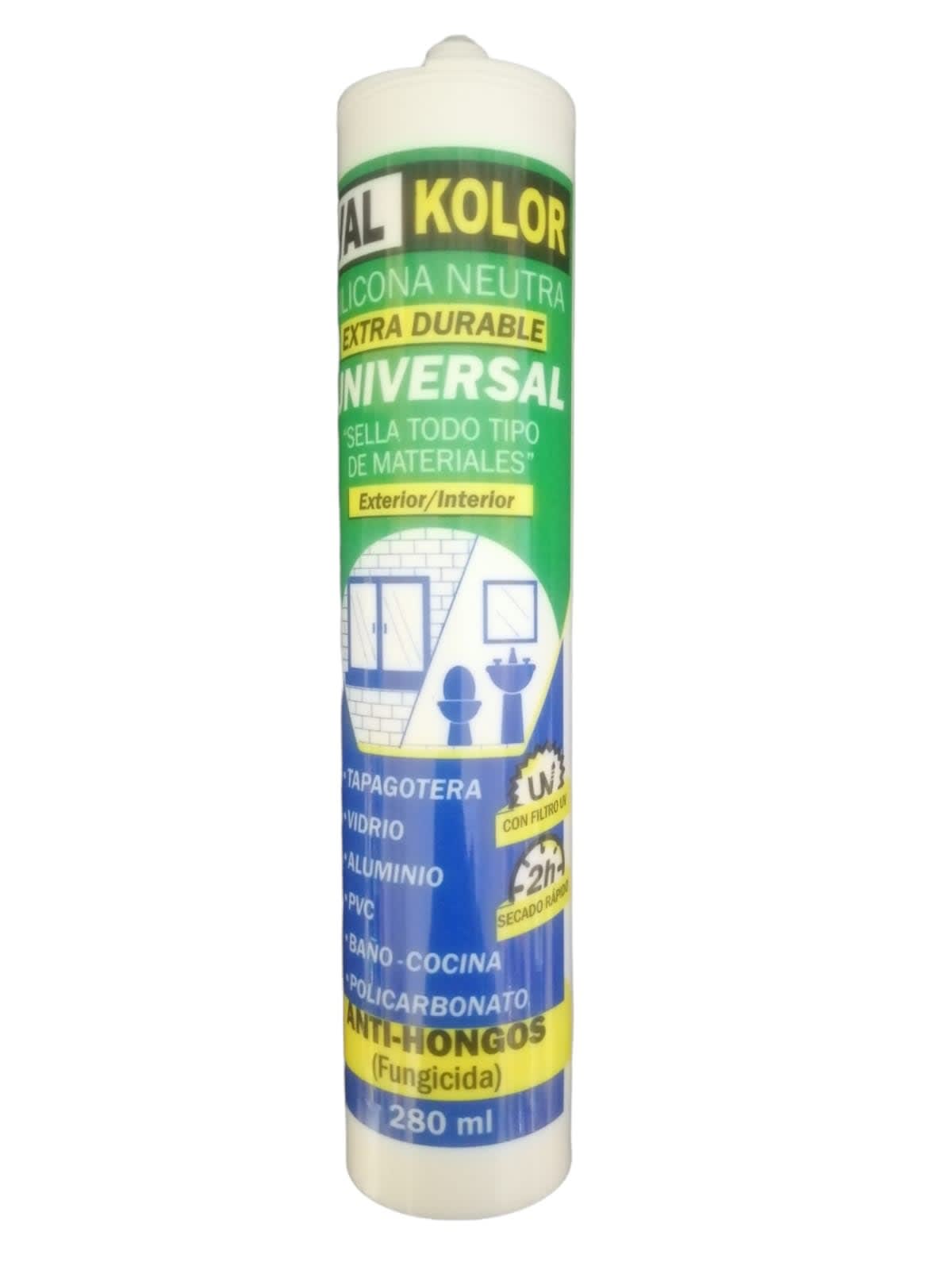 SILICONA UNIVERSAL TRANSPARENTE 280ML | FERRETERIA LUCAS