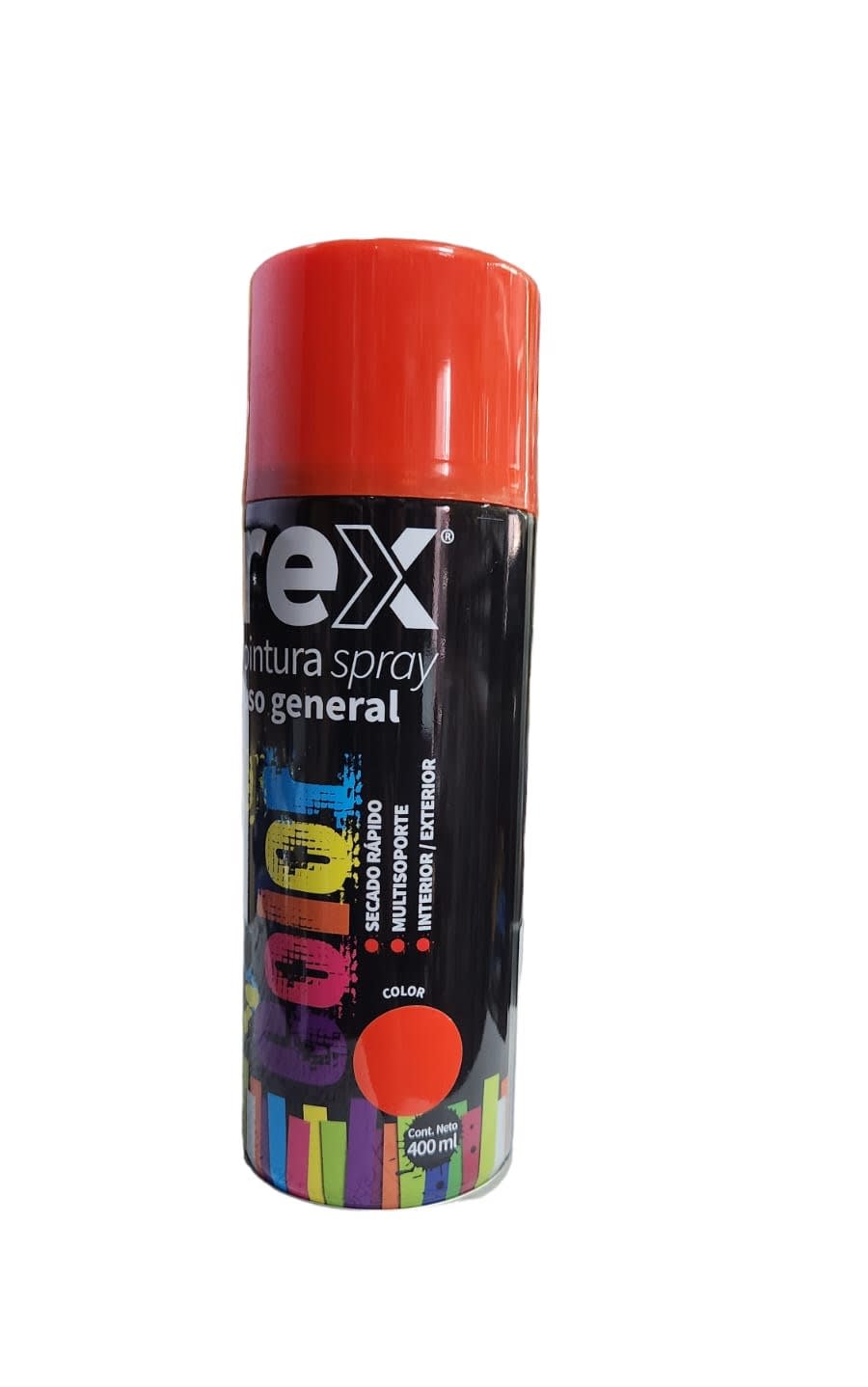 PINTURA SPRAY REX NARANJO 400ML | FERRETERIA LUCAS
