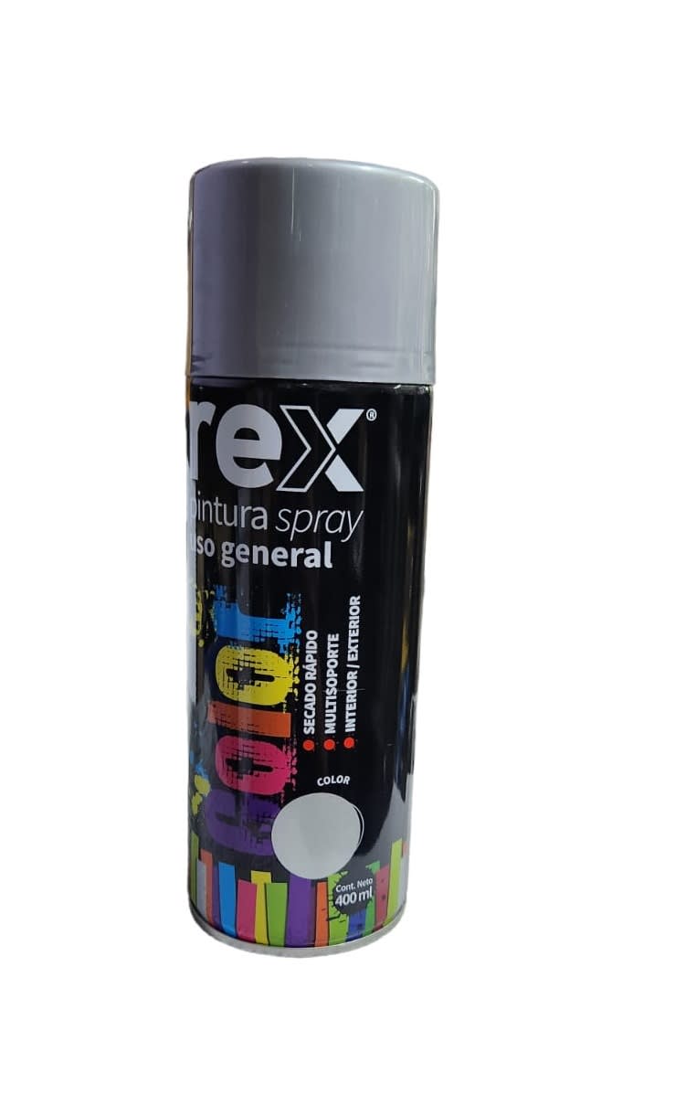 PINTURA SPRAY REX ALUMINIO 400ML | FERRETERIA LUCAS