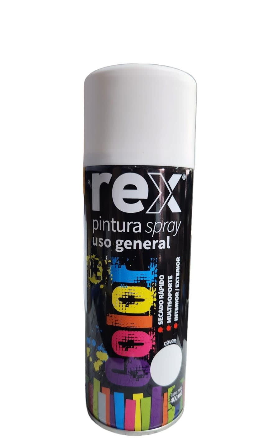 PINTURA SPRAY REX BLANCO OPACO 400ML | FERRETERIA LUCAS