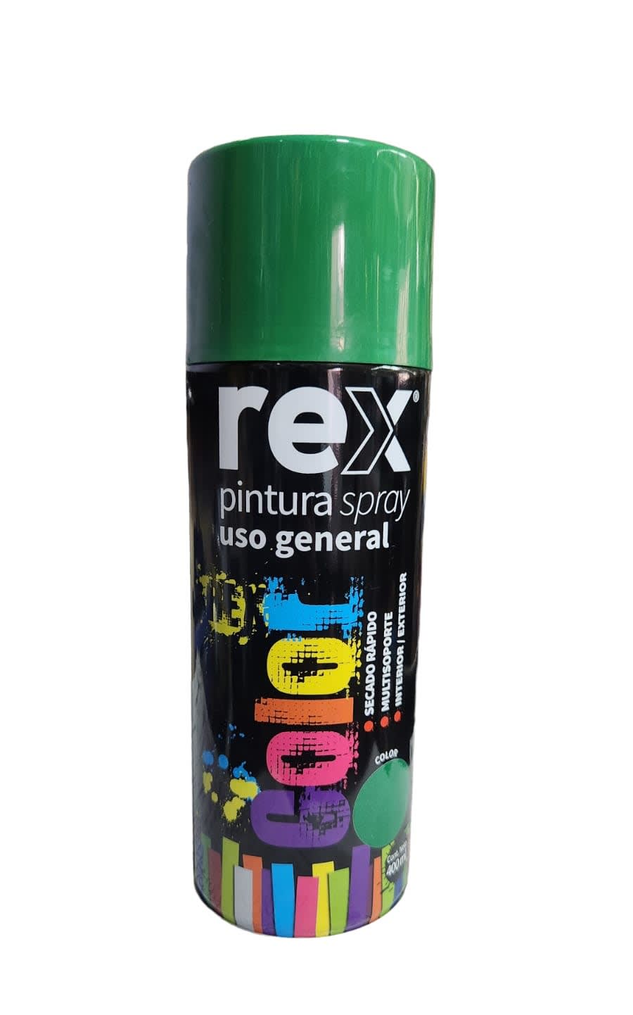 PINTURA SPRAY REX VERDE 400ML | FERRETERIA LUCAS
