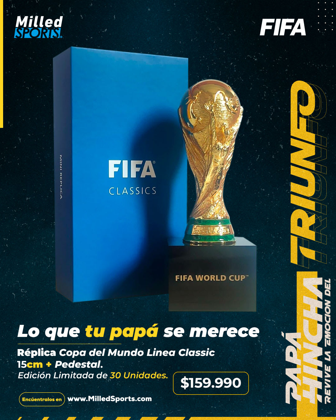 Réplica Copa del Mundo Linea Classic | milledsports