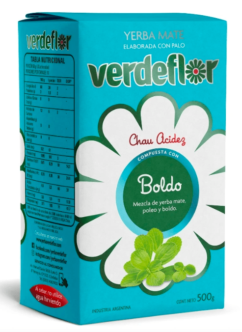 Yerba Mate con Boldo Verde Flor 500 gr | greenconexion