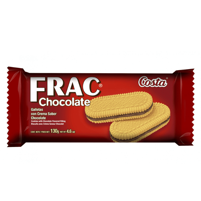 GALLETA FRAC CHOCOLATE 130 GRAMOS | Franchi Quesos y Cecinas