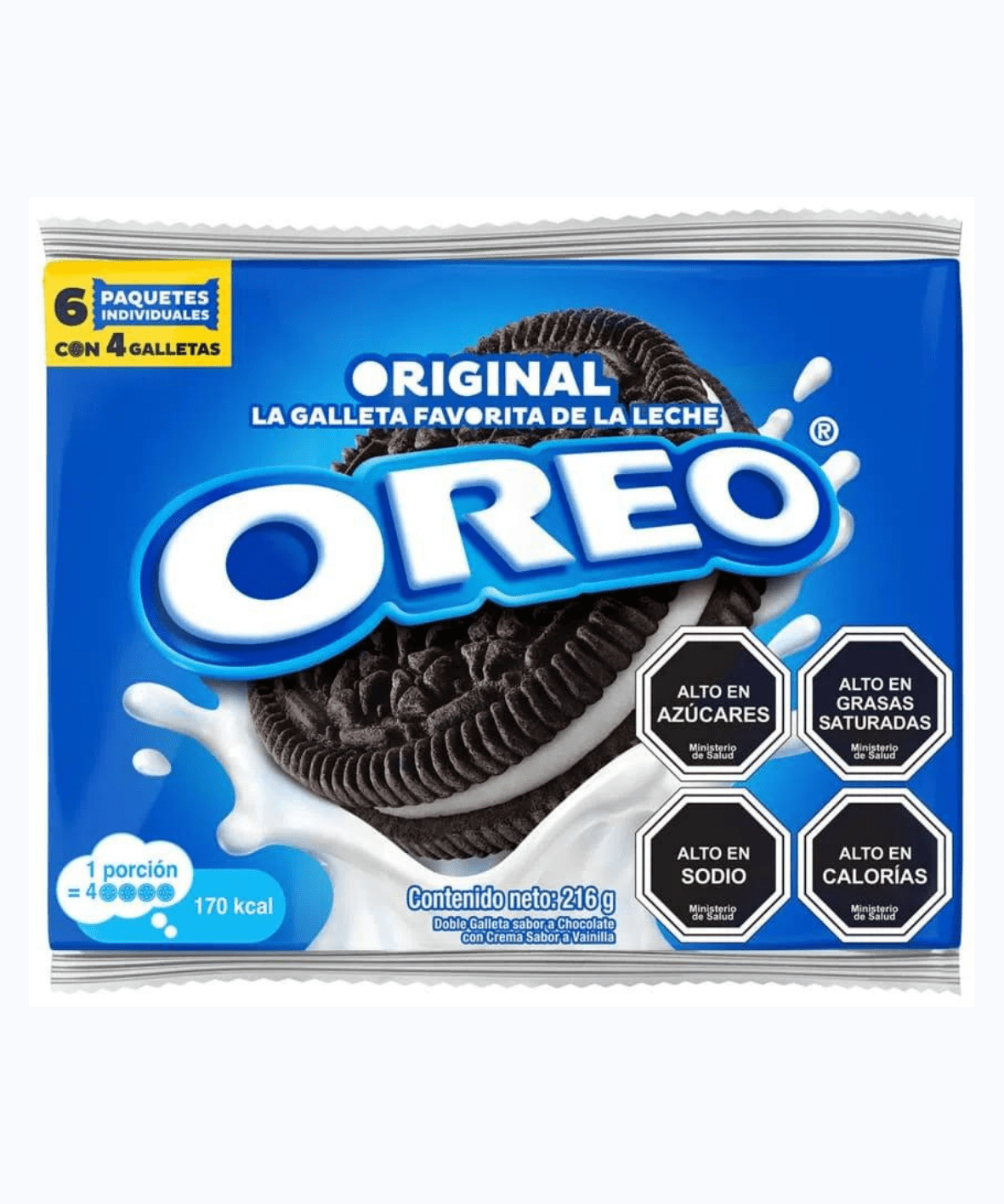 OREO PAQUETE DE 6 UNIDADES SIX PACK | Distribuidora Franchi SPA