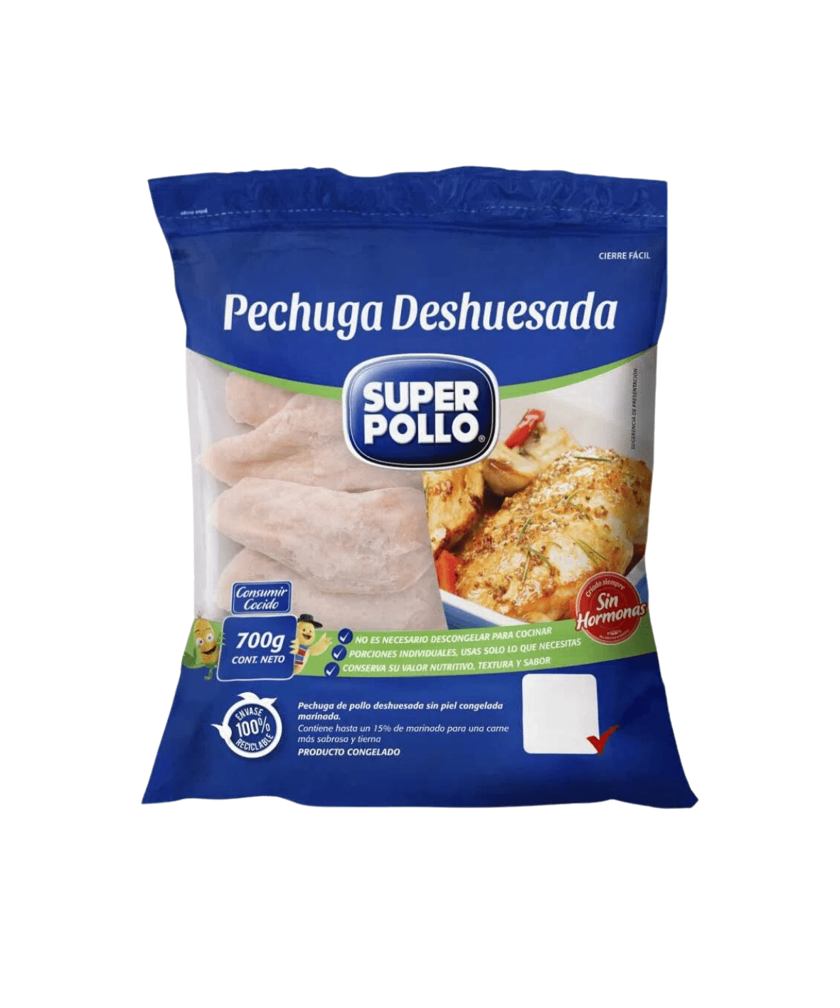 PECHUGA DESHUESADA SUPER POLLO 700GR | Franchi Quesos y Cecinas