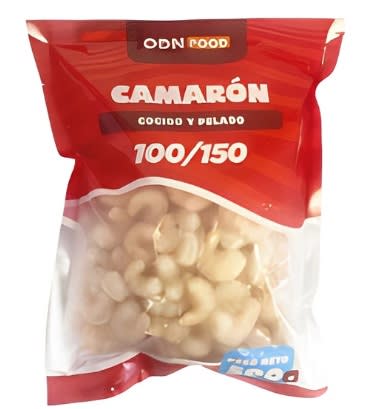 CAMARON COCIDO PELADO 100/150 ODN FOOD 500 GRAMOS | Franchi Quesos y ...