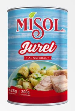 JUREL AL NATURAL MISOL 200 G DRENADO | Franchi Quesos y Cecinas