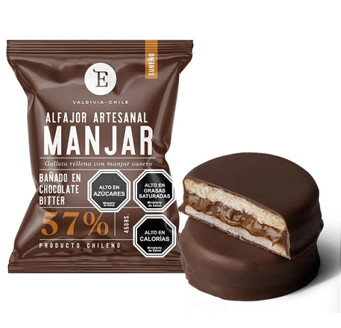 Alfajor tradicional Entrelagos | Eyael Alimentos