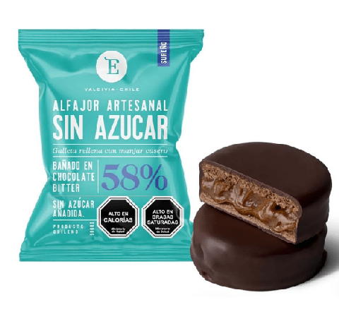 Alfajor Sin Azúcar Entrelagos | Eyael Alimentos