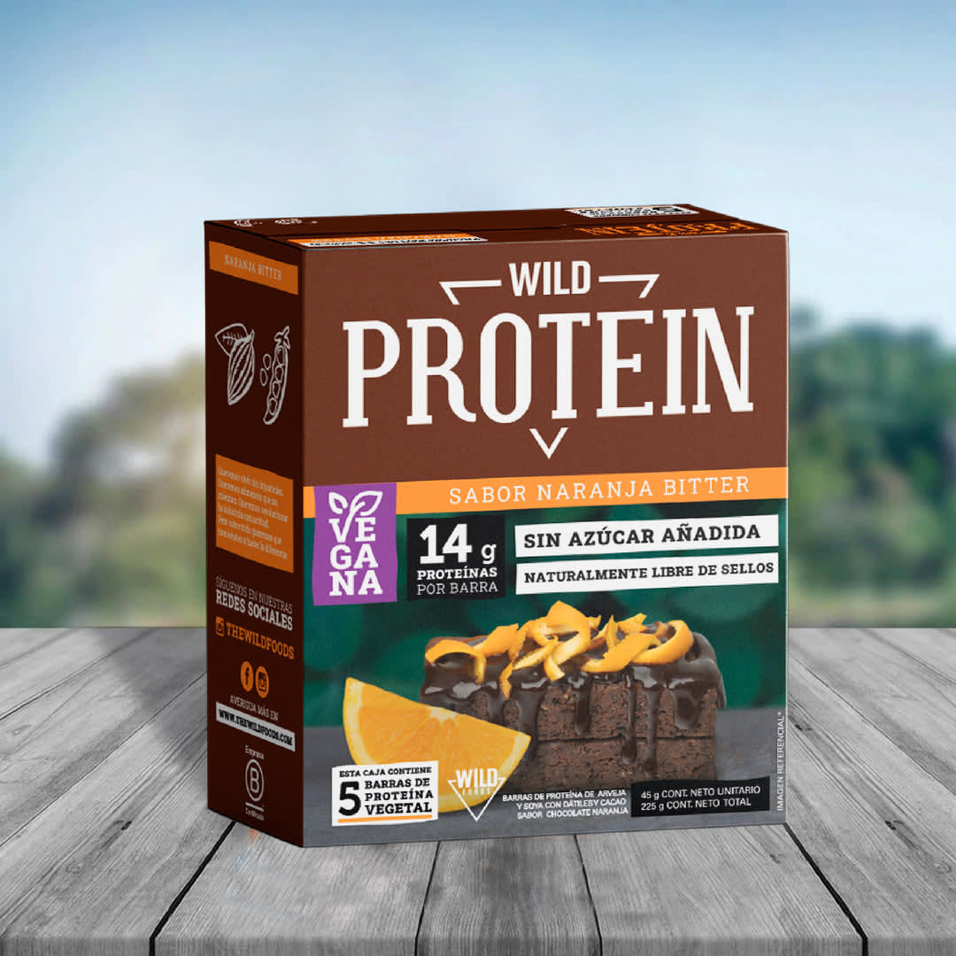 Barra proteina naranja chocolate 5u. | Eyael Alimentos