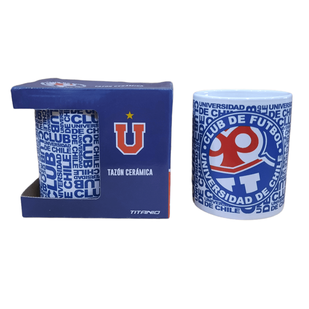 Taza universidad de Chile 350ml | Eyael Alimentos