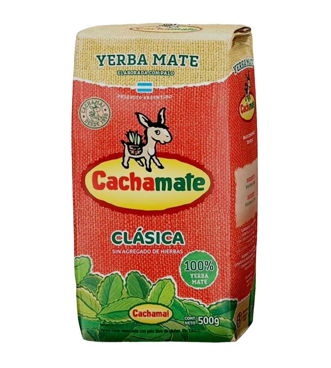 Yerba mate clásica Cachamate 500g. | Eyael Alimentos