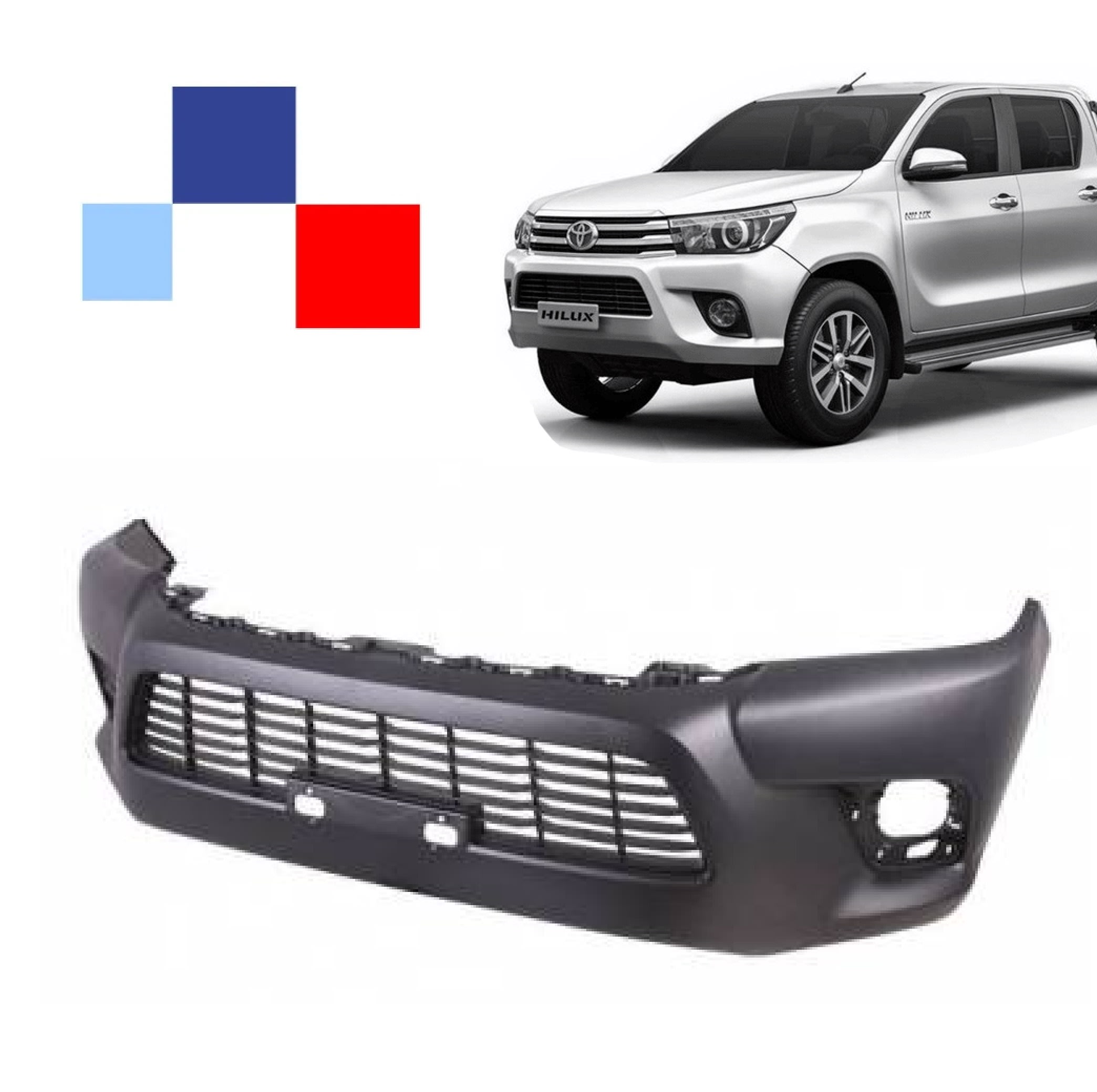 PARACHOQUE DELANTERO TOYOTA HILUX SR 2016-2019 | Comercial Autotrack