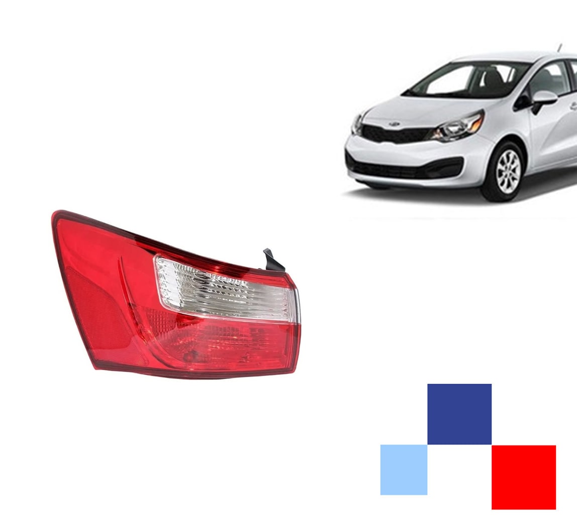 FAROL FOCO KIA RIO 4 SEDAN TRASERO EXTERIOR 2012 | Comercial Autotrack