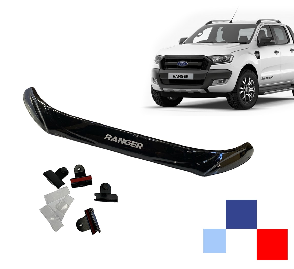 DEFLECTOR DE CAPOT FORD RANGER 2017-2021 | Comercial Autotrack
