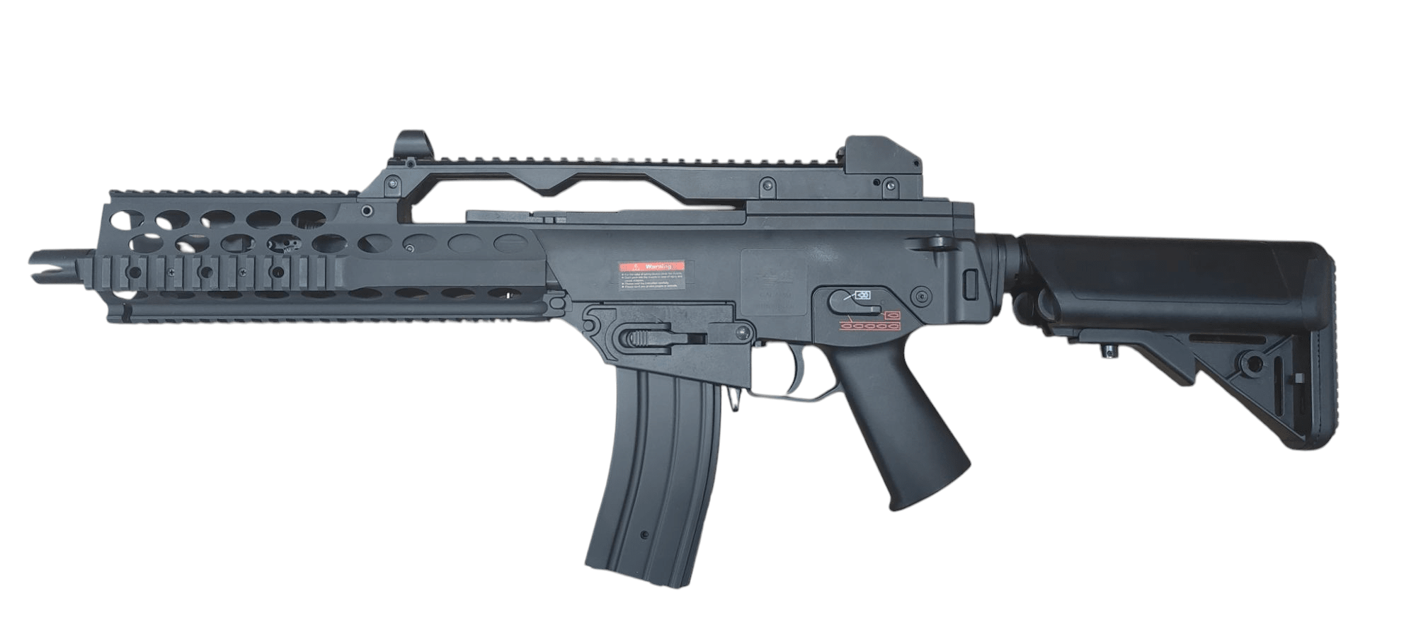 JG WORKS - G36K Ris con Culata/Mag M4 AEG (Black)(G608-8) | GO GO GO ...