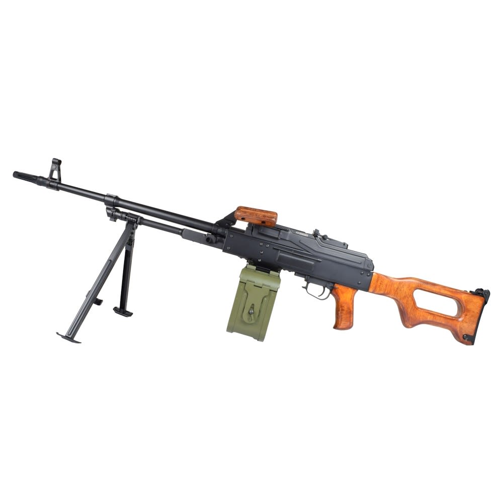 A&K - PKM (Black and Real Wood)(PKM-W) | GO GO GO Airsoft & Tactical Gear
