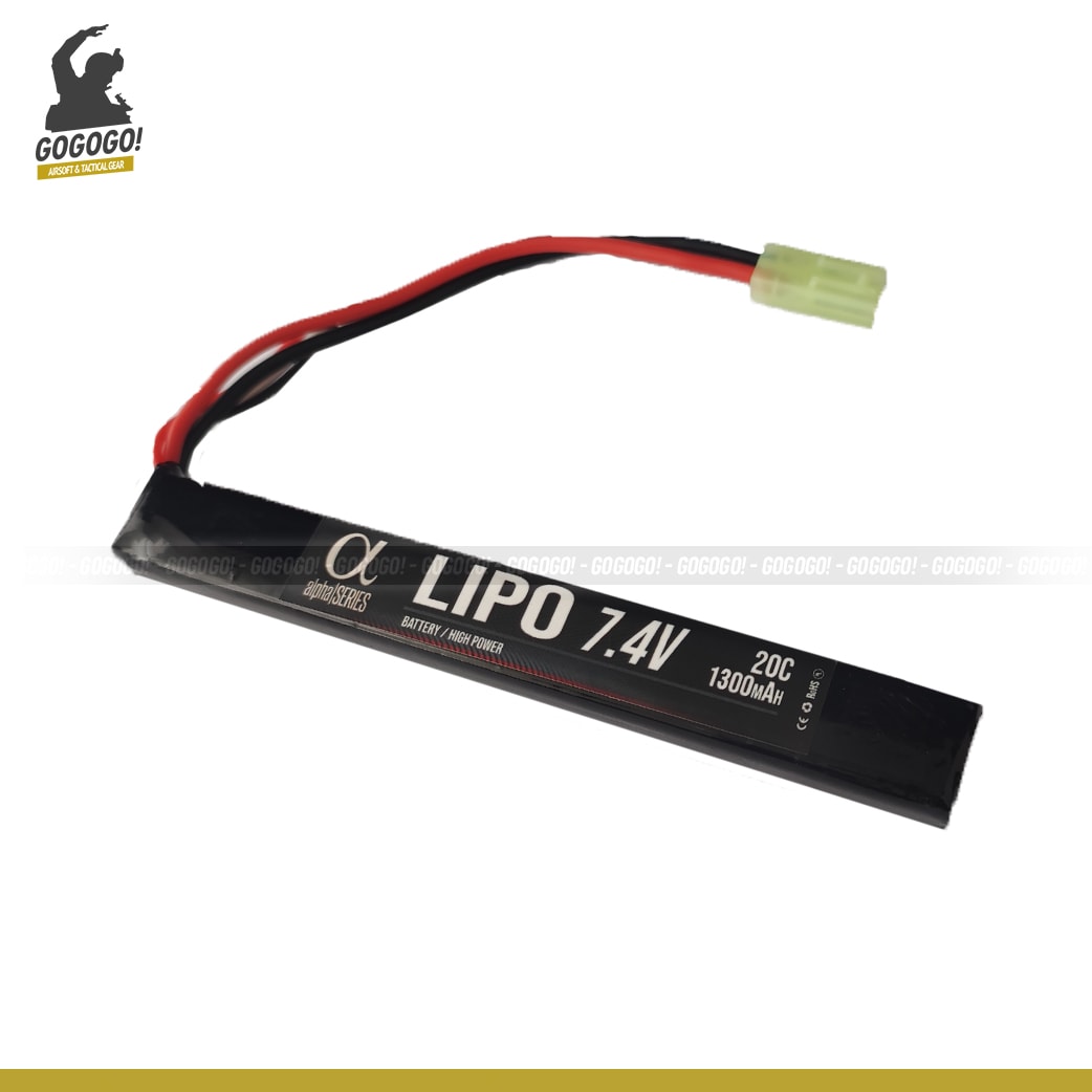 ALPHA SERIES - 7.4V 20c 1300MAH Stick Batería LIPO | GO GO GO Airsoft ...
