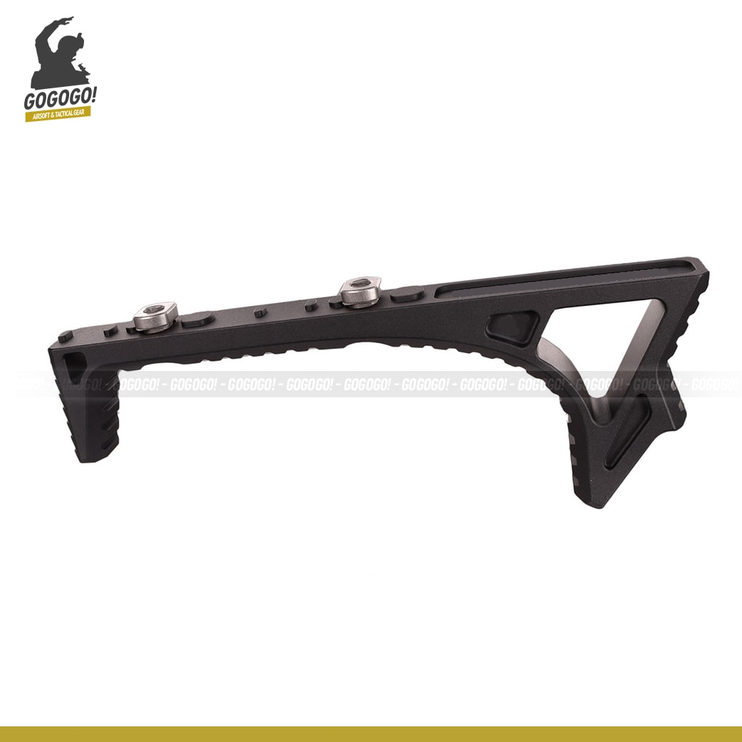 Curved Keymod/Mlok Foregrip (Black) | GO GO GO Airsoft & Tactical Gear