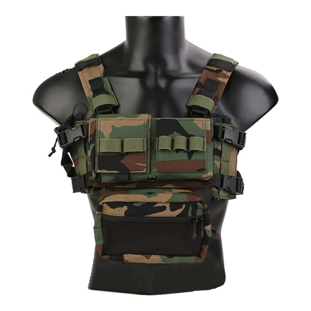EMERSON GEAR - Tactical Chest Rig (Woodland) | GO GO GO Airsoft ...