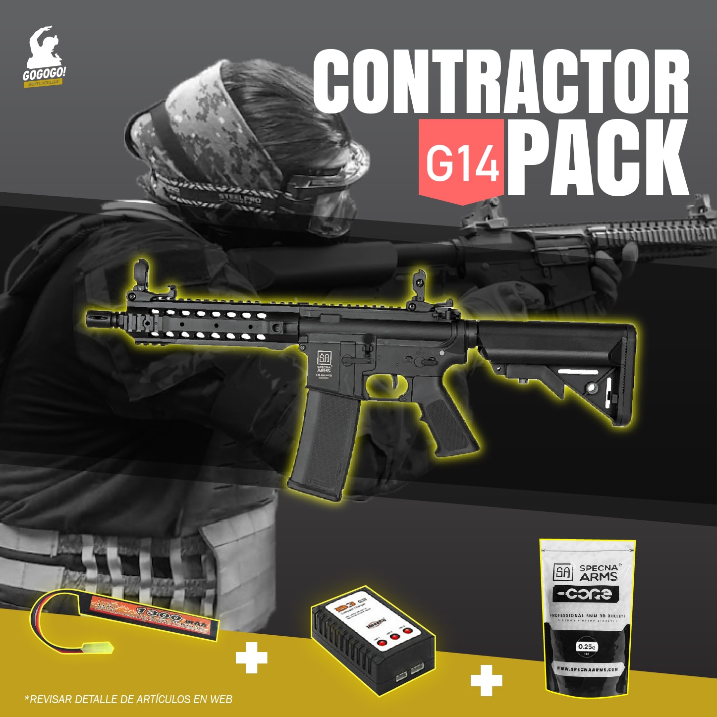 CONTRACTOR PACK - G14 | GO GO GO Airsoft & Tactical Gear