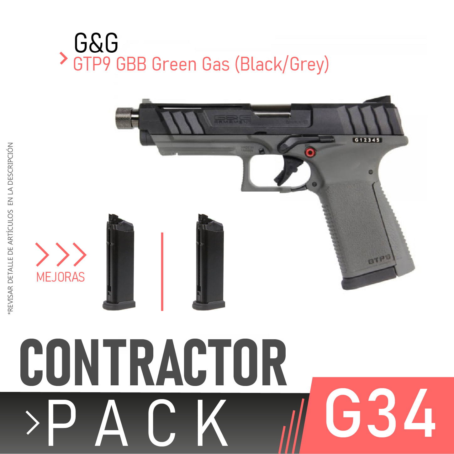 CONTRACTOR PACK - G34 | GO GO GO Airsoft & Tactical Gear