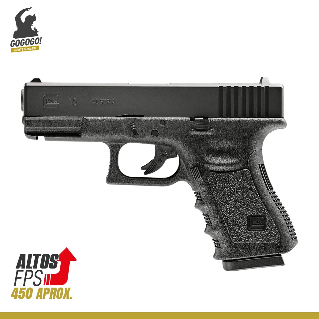 UMAREX - Glock 19 CO2 (Altos FPS)(Sin Blowback) | GO GO GO Airsoft ...