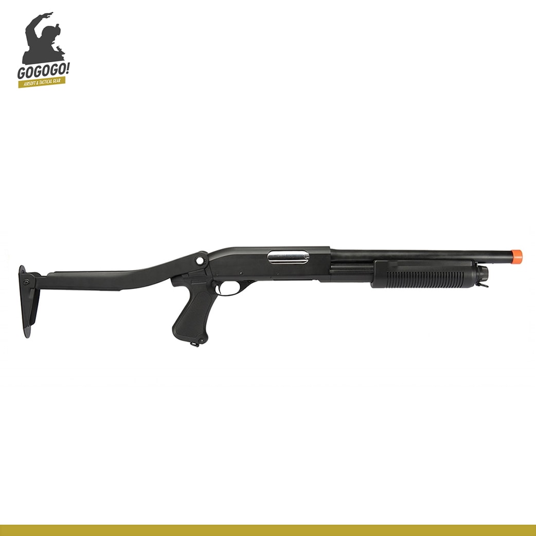 Lancer Tactical - Shotgun Short Barrel Folding Stock Spring | GO GO GO ...