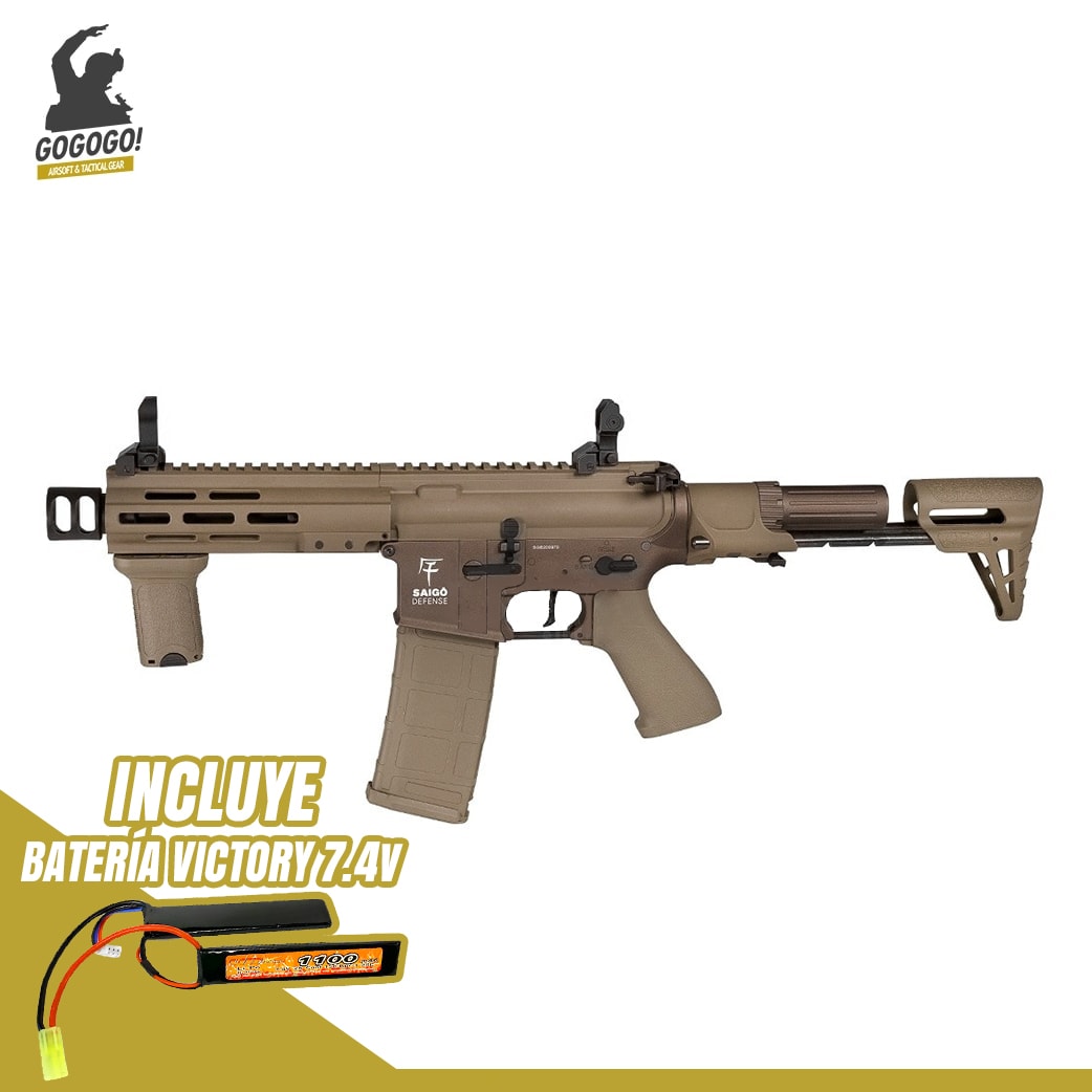 SAIGO DEFENSE - Bushido REI AEG (Tan/Bronze) | GO GO GO Airsoft ...