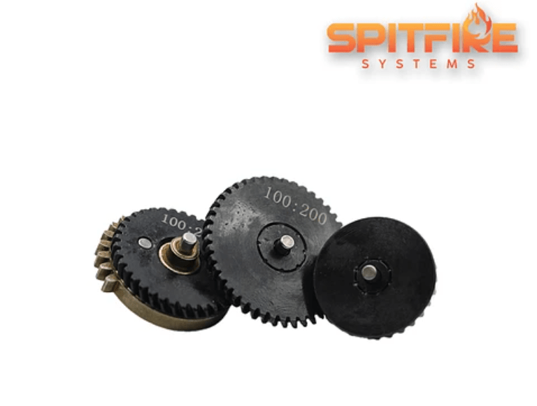 SPITFIRE SYSTEMS - CNC Gear Set 100:200 Helicoidales | GO GO GO Airsoft ...