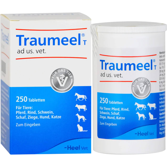 TRAUMEEL 250 COMPRIMIDOS | OH! FARMACIA VETERINARIA