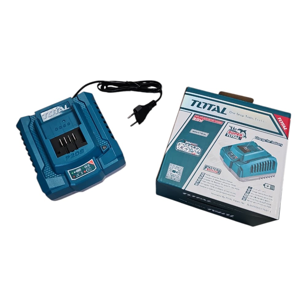 CARGADOR DE BATERIA INTELIGENTE 4A 20V TOTAL TFCLI20411-7 | Car and ...