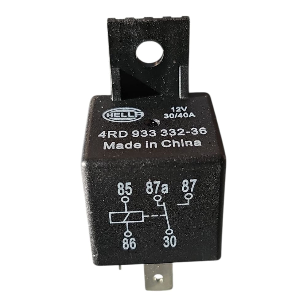 RELAY HELLA 12V 30/40AMP 5 PATAS 87A | Car and Truck Ltda