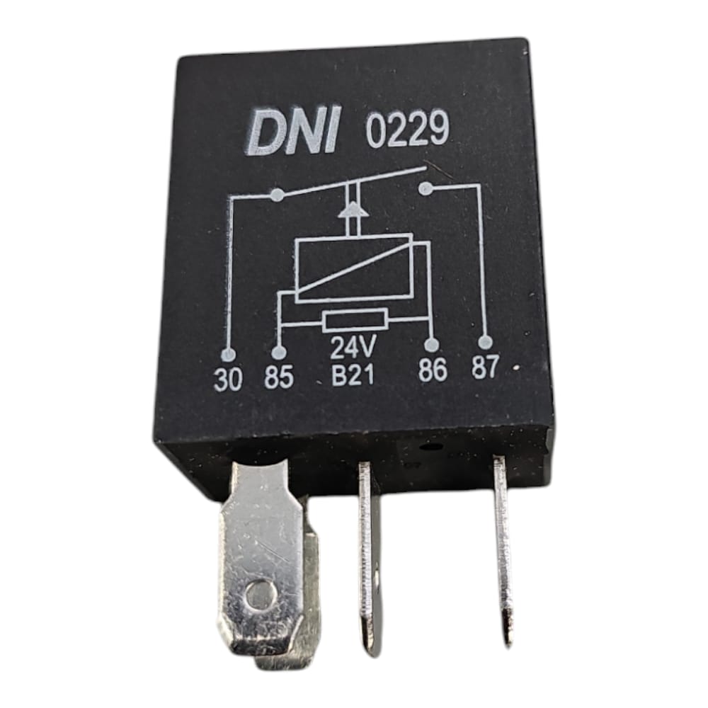MICRO RELAY 24V 4P 40AMP DNI 0229 | Car and Truck Ltda