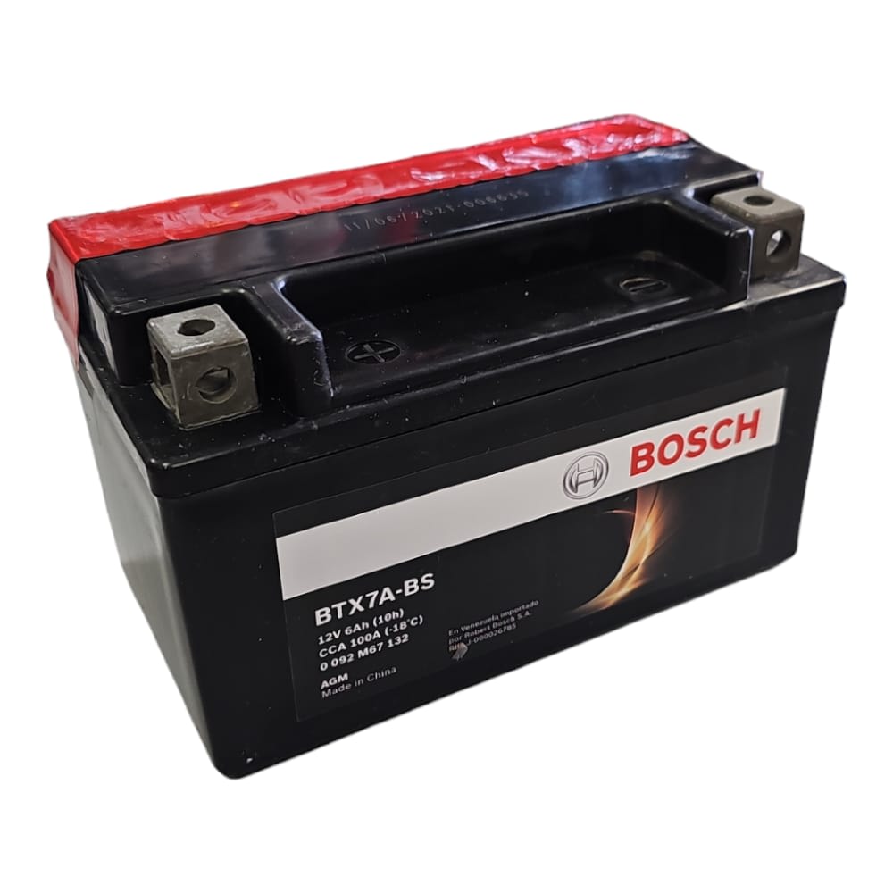 BATERIA 6AH BOSCH BTX7A-BS PI | Car and Truck Ltda