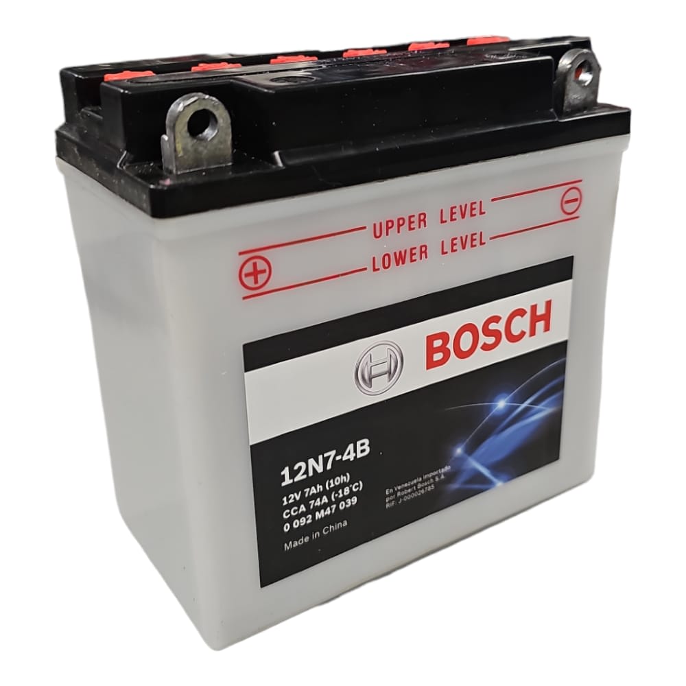 BATERIA 7AH BOSCH 12N7-4B PI | Car and Truck Ltda