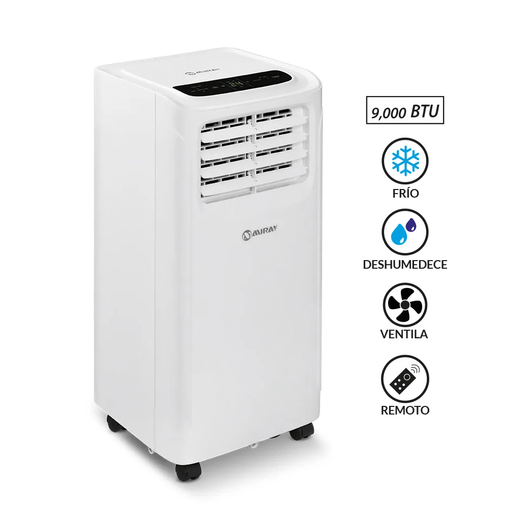 Aire Acondicionado Portátil Miray AAP-09H 9,000 BTU F18 | Importaciones Laban