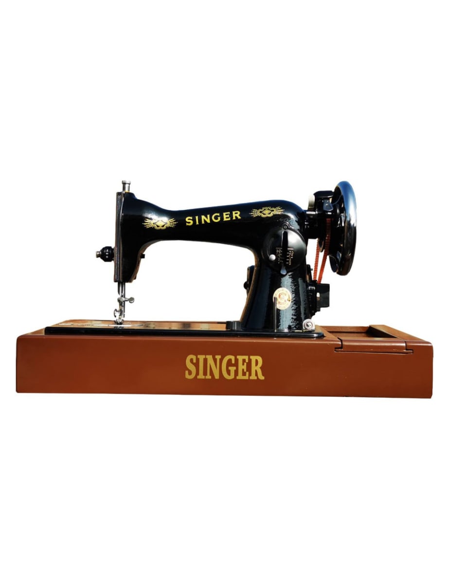 Máquina De Coser Semi Industrial Singer 15Cd + mueble + Motor 15CD ...