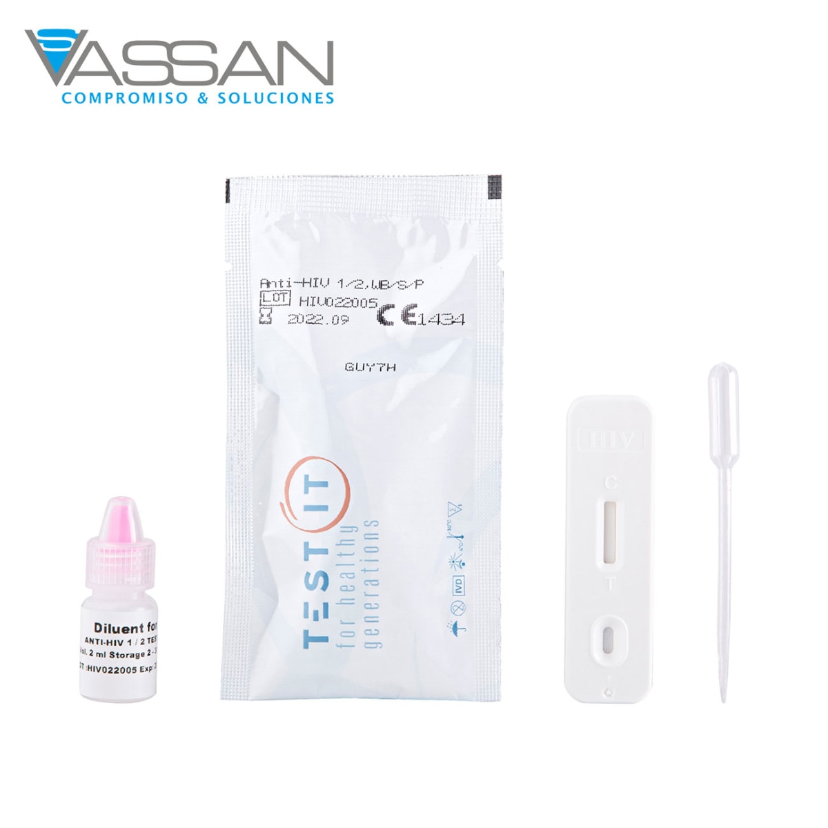 TEST HIV TURKLAB | Vassan - Insumos Médicos