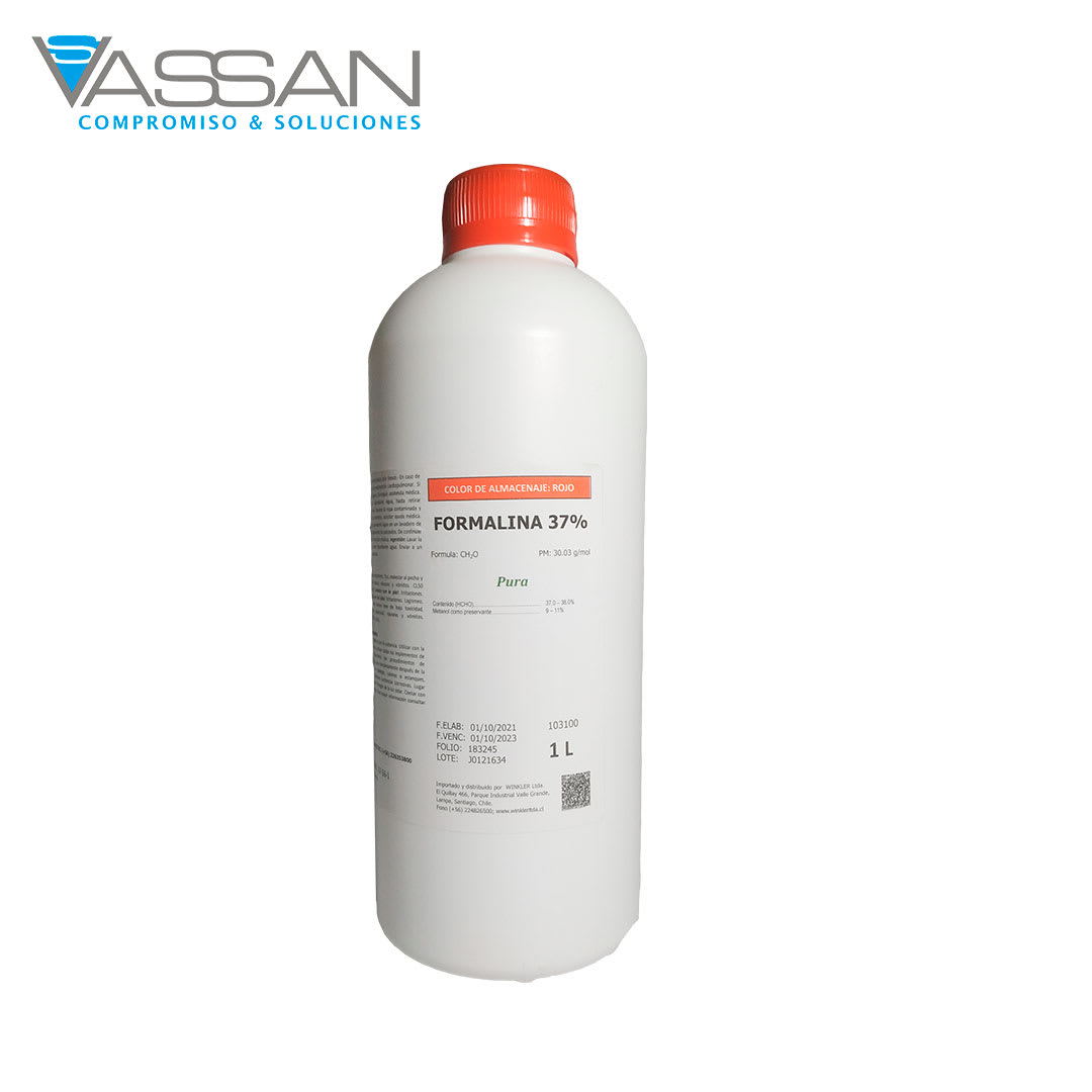 FORMALINA 37% | Vassan - Insumos Médicos