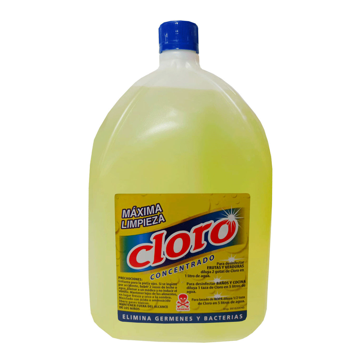 CLORO CONCENTRADO 5 LITROS | Tío Cleaning