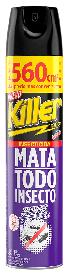 Killer insecticida mata todo insecto 560cc | Tío Cleaning